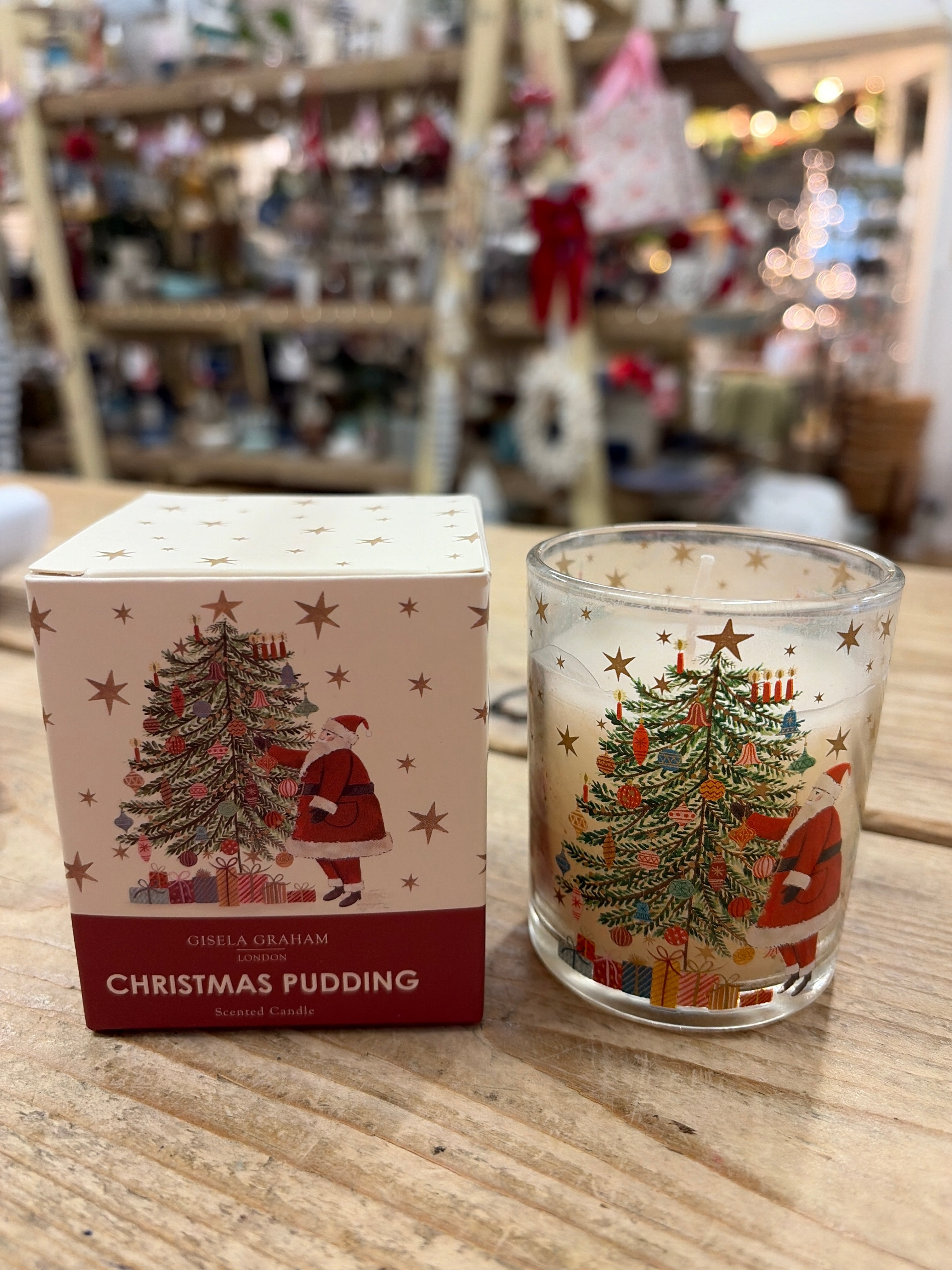 Gisela Graham Christmas Pudding Scented Candle - small – The Arran Gift Box