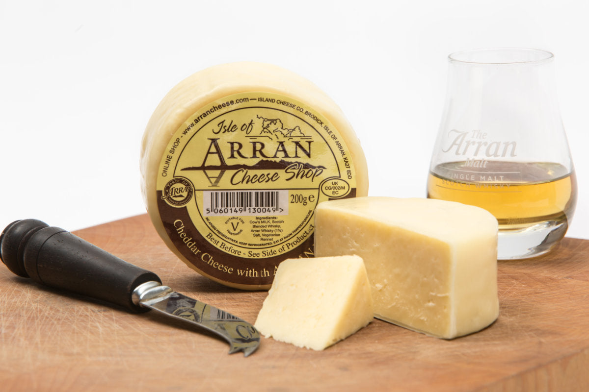 Arran Whisky Cheddar | Shop Luxury Scottish Cheese | Arran Gift Box ...